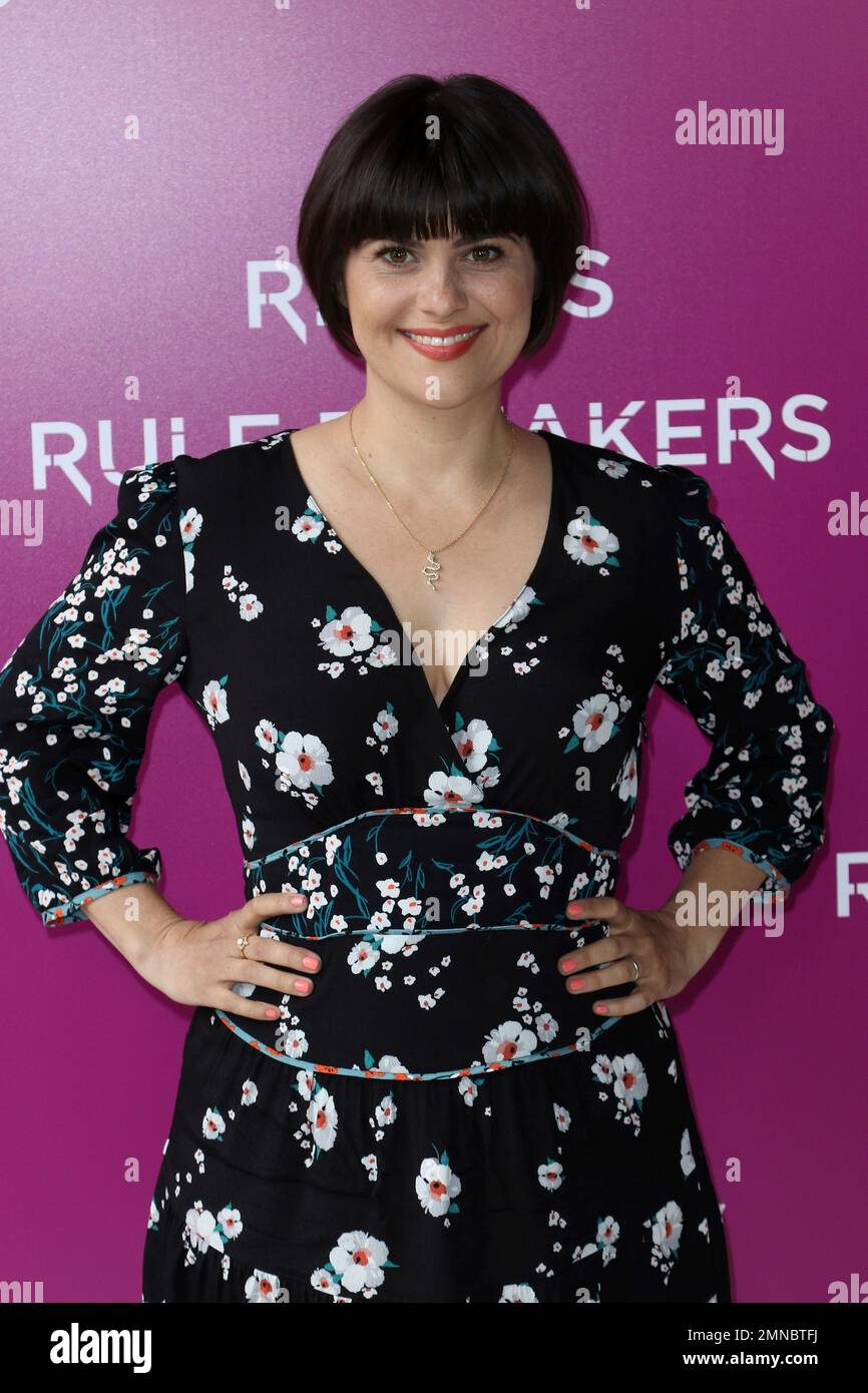 Rebekka Johnson arrives at the "Rebels and Rule Breakers" Netflix FYSEE ...