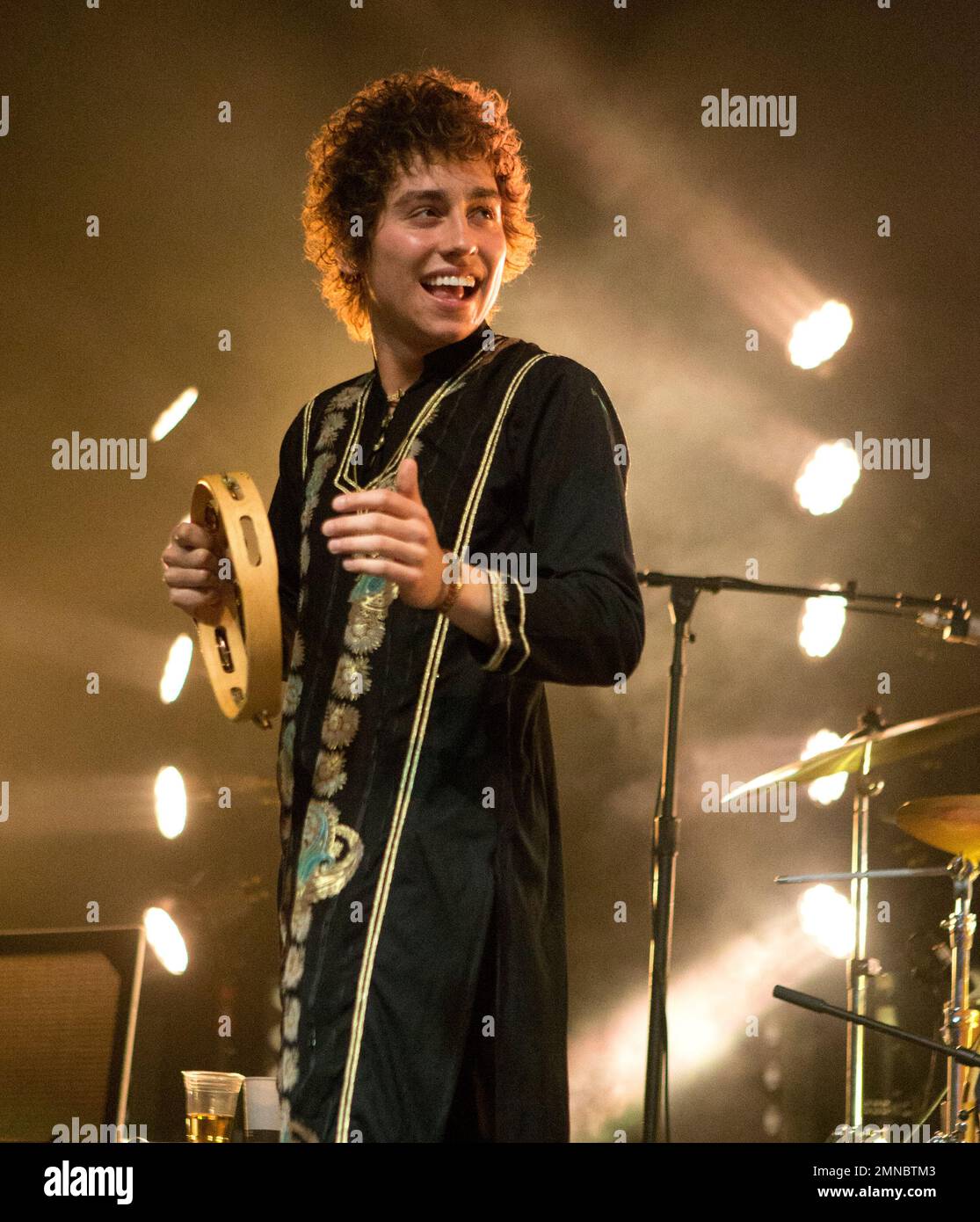 Josh Kiszka of the band Greta Van Fleet performs in concert at The ...