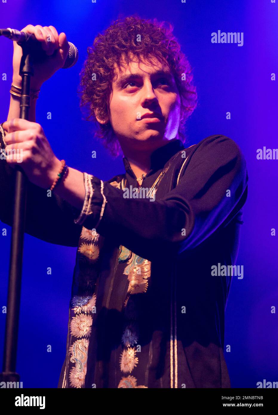 Josh Kiszka of the band Greta Van Fleet performs in concert at The ...
