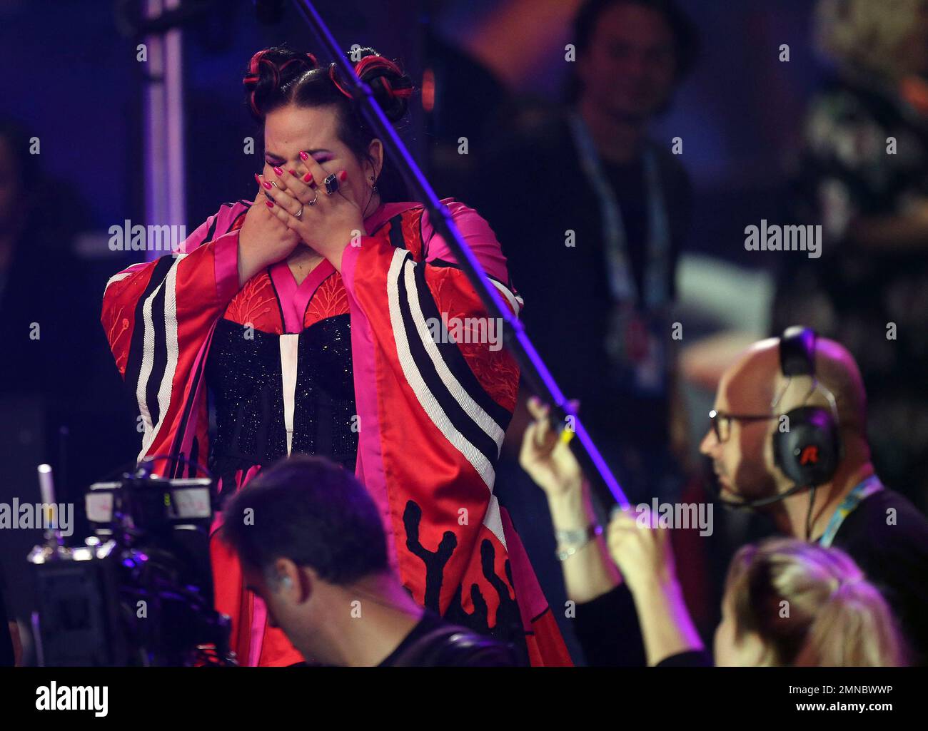 Netta from Israel reacts as she wins the Eurovision Song Contest grand ...