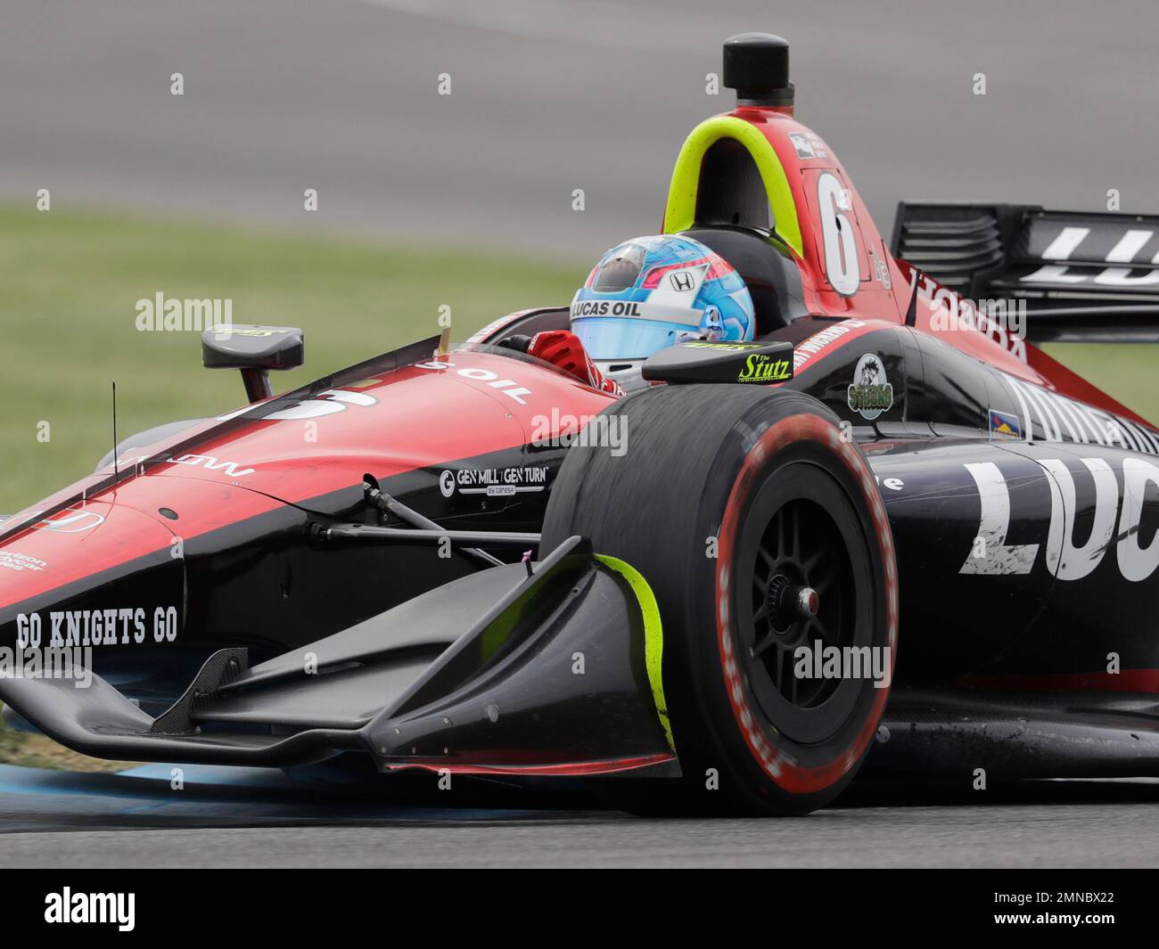 Robert Wickens, of Canada, drives his car during the IndyCar Grand Prix ...