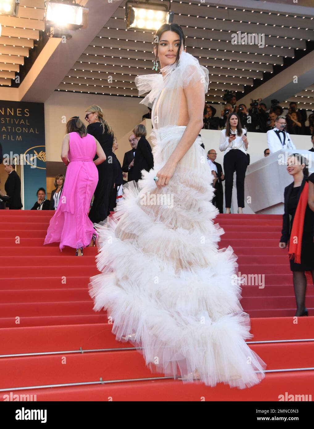 EDS NOTE NUDITY - Model Kendall Jenner poses for photographers upon ...