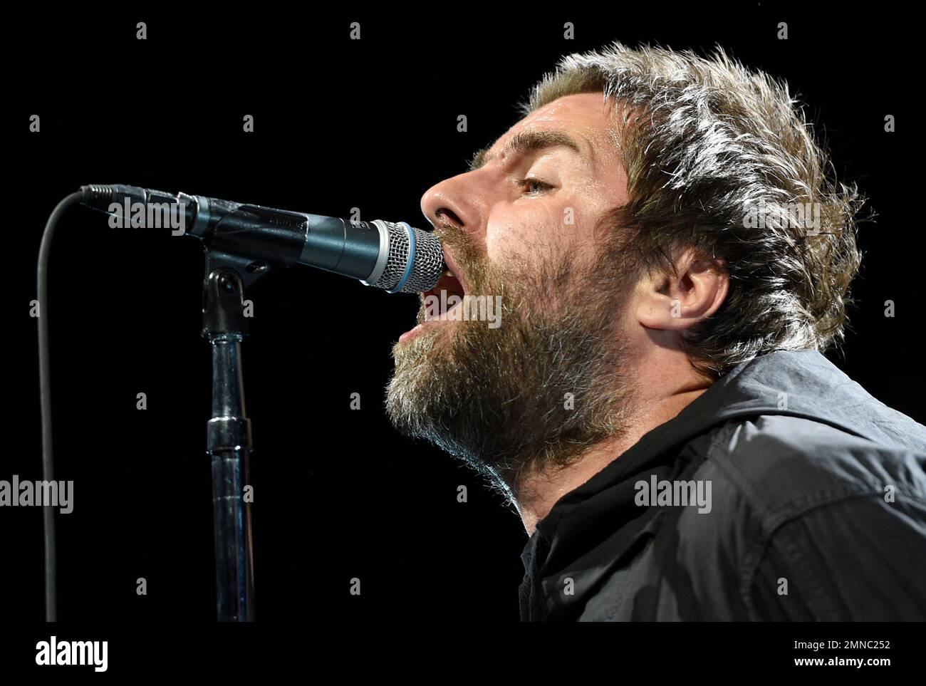 British singer Liam Gallagher performs at the Greek Theatre, Friday ...