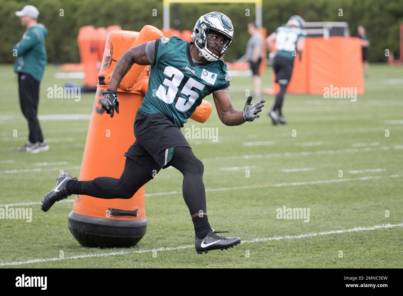 Philadelphia Eagles running back Devauntay Ellis in action during an ...