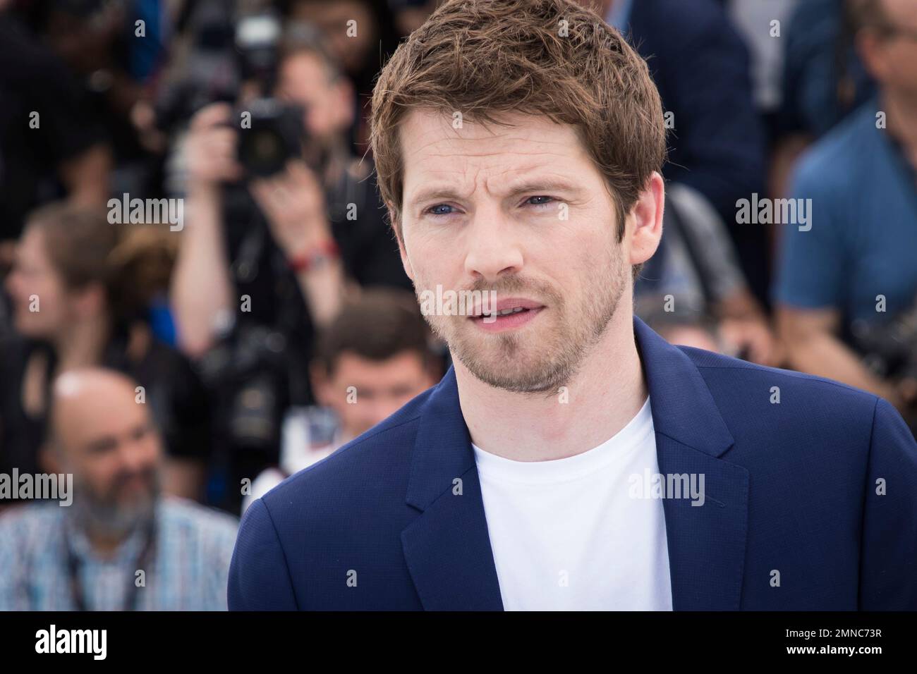 Actor Pierre Deladonchamps poses for photographers during a photo call ...