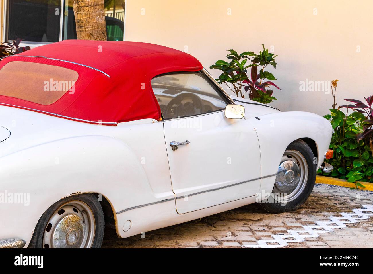 Playa del Carmen Quintana Roo Mexico 2021 Various colorful tuned cars ...