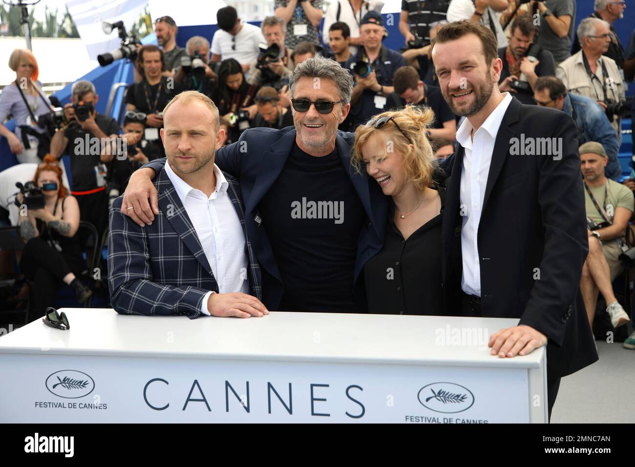 Actor Borys Szyc, from left, director Pawel Pawlikowski, actors Joanna ...