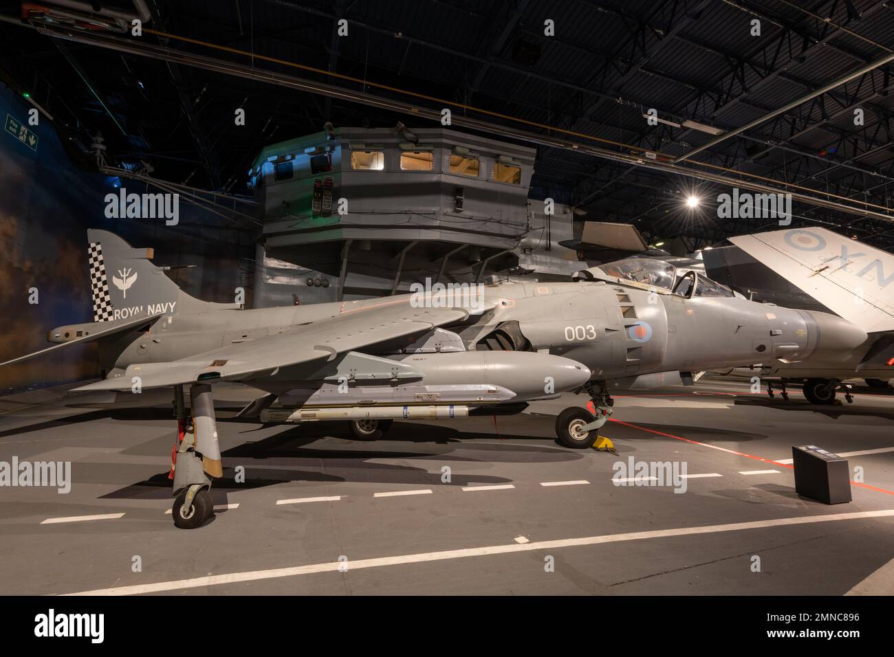 Yeovilton.Somerset.United Kingdom.October 23rd 2022.A Sea Harrier FA.2 ...