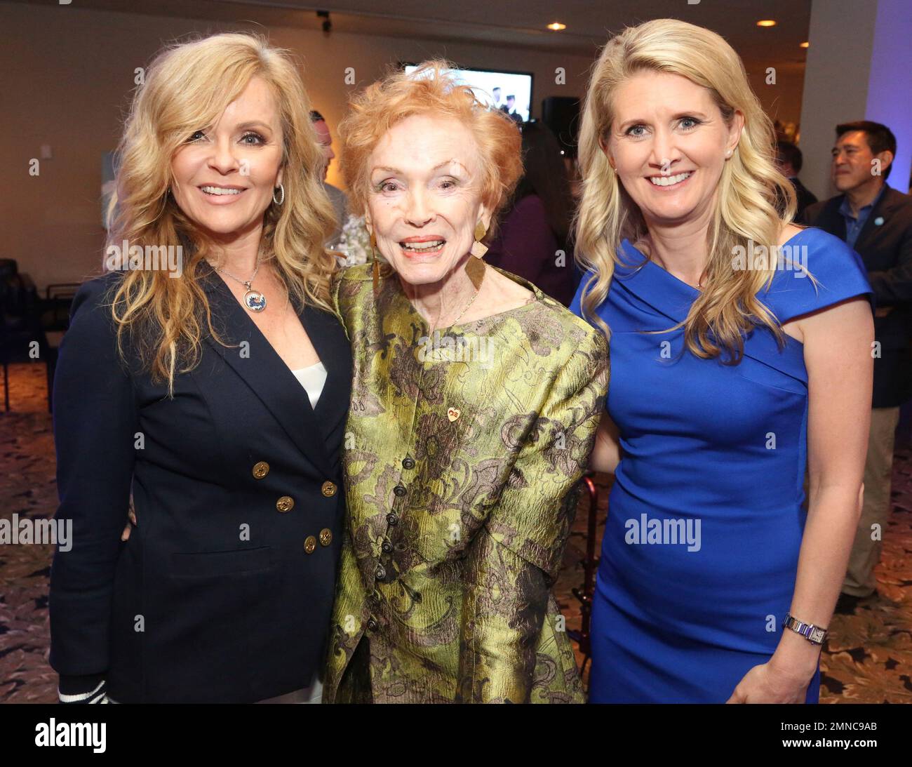 Jill Whelan, from left, Jeraldine Saunders and Jan Swartz, President of ...