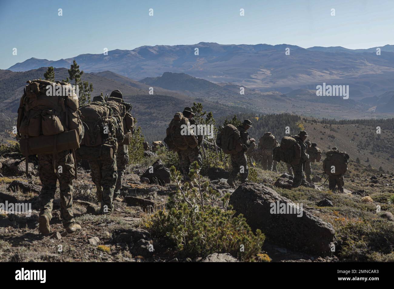 U.S. Marines with Echo Company, 2nd Battalion, 1st Marine Regiment, 1st ...