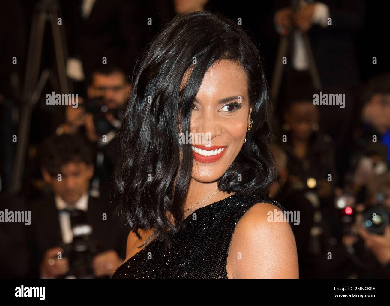 Singer Shy'm poses for photographers upon arrival at the premiere of ...
