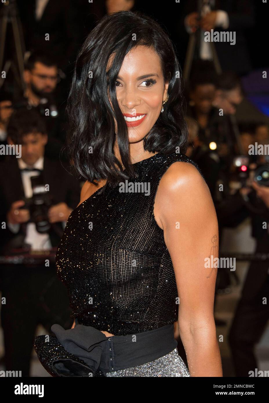 Singer Shy'm poses for photographers upon arrival at the premiere of ...
