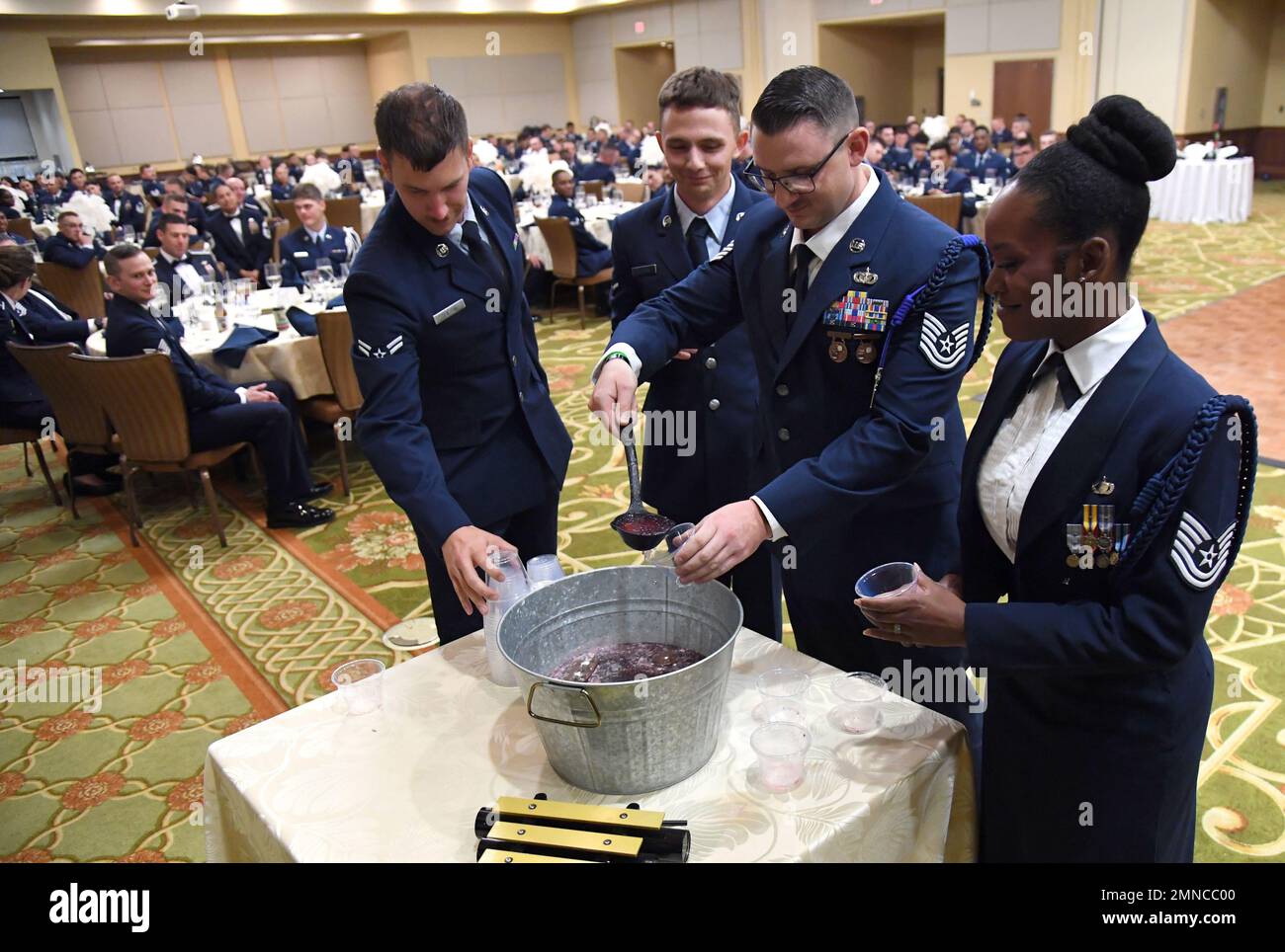 Keesler personnel make a trip to the grog bowl during the 81st Training ...