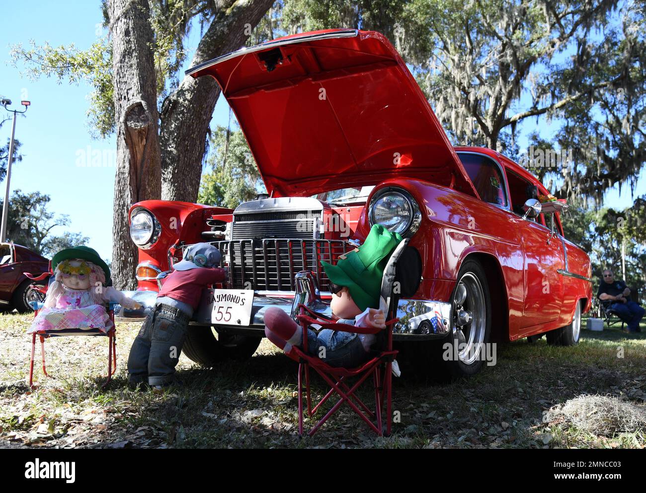 An antique car is on display during the 19th Annual Cruisin' Keesler ...