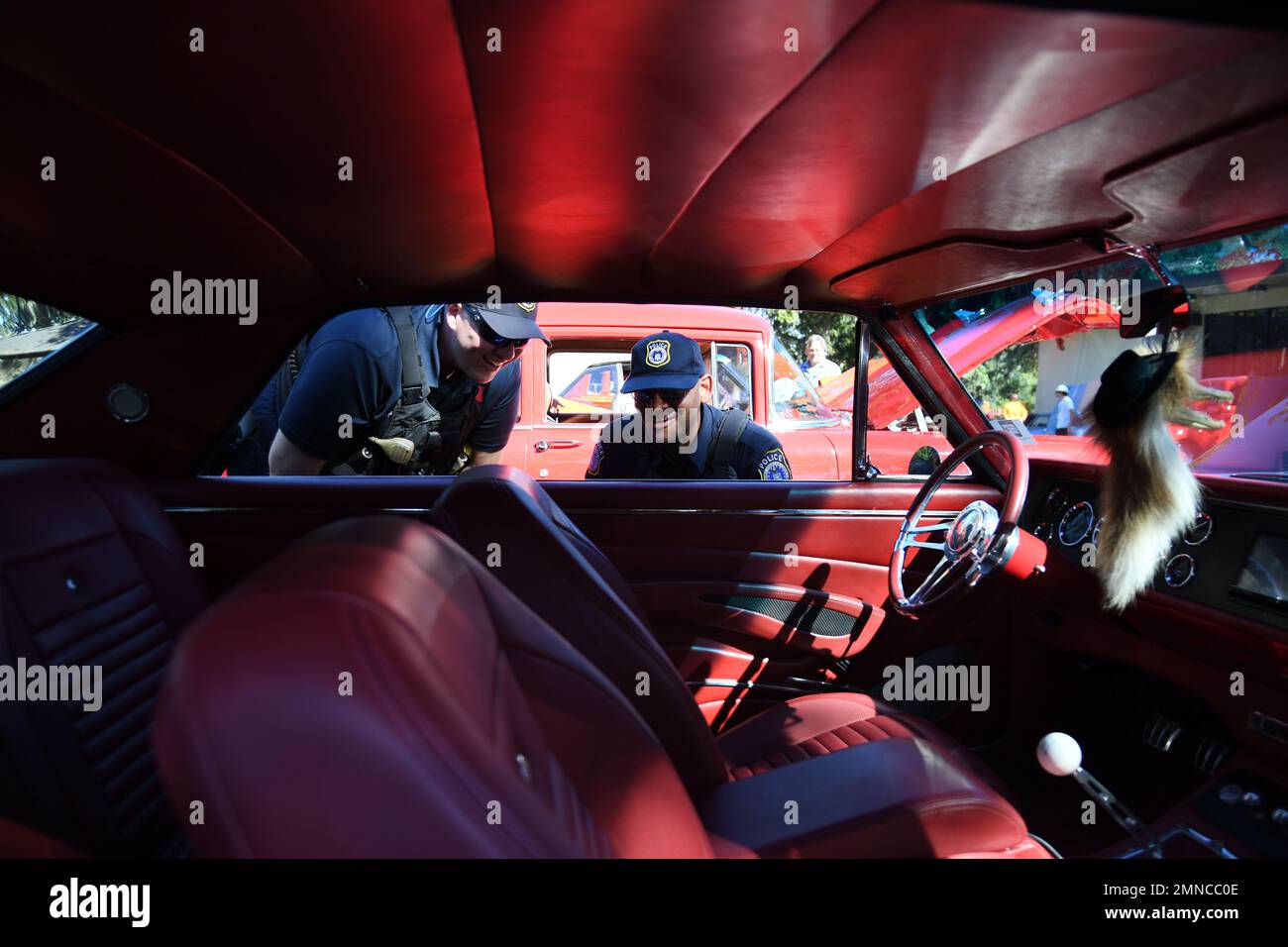 Officers Ian Pehnke and Maurice Mathis, 81st Security Forces Squadron ...