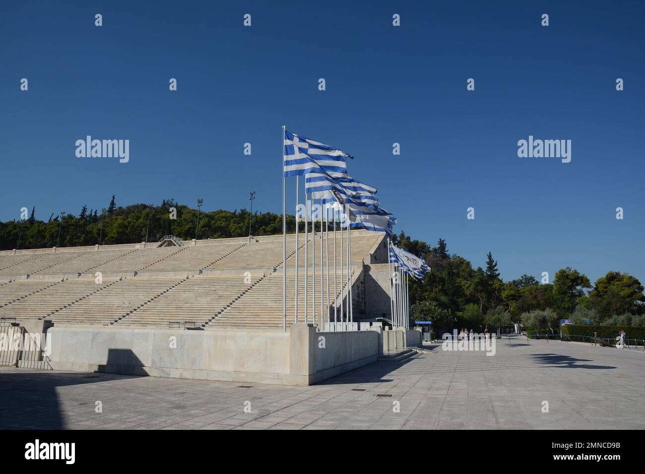 Greek olympic flag hi-res stock photography and images - Alamy