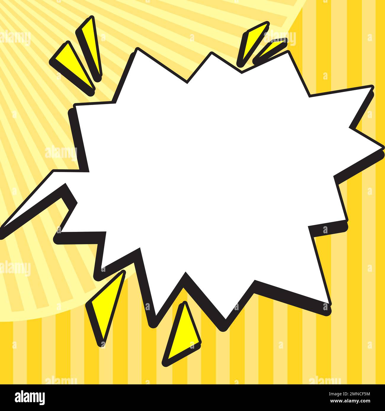 Comics Design Frames. Photo Frame Set With Explosion Bubbles For Add ...