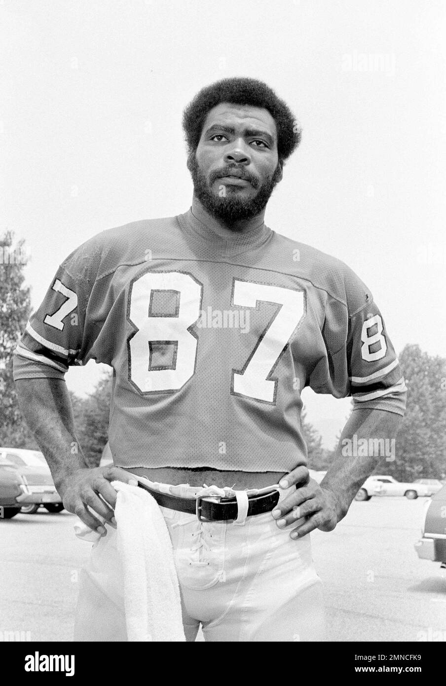 Defensive end Claude Humphrey (87) of the Atlanta Falcons is pictured ...
