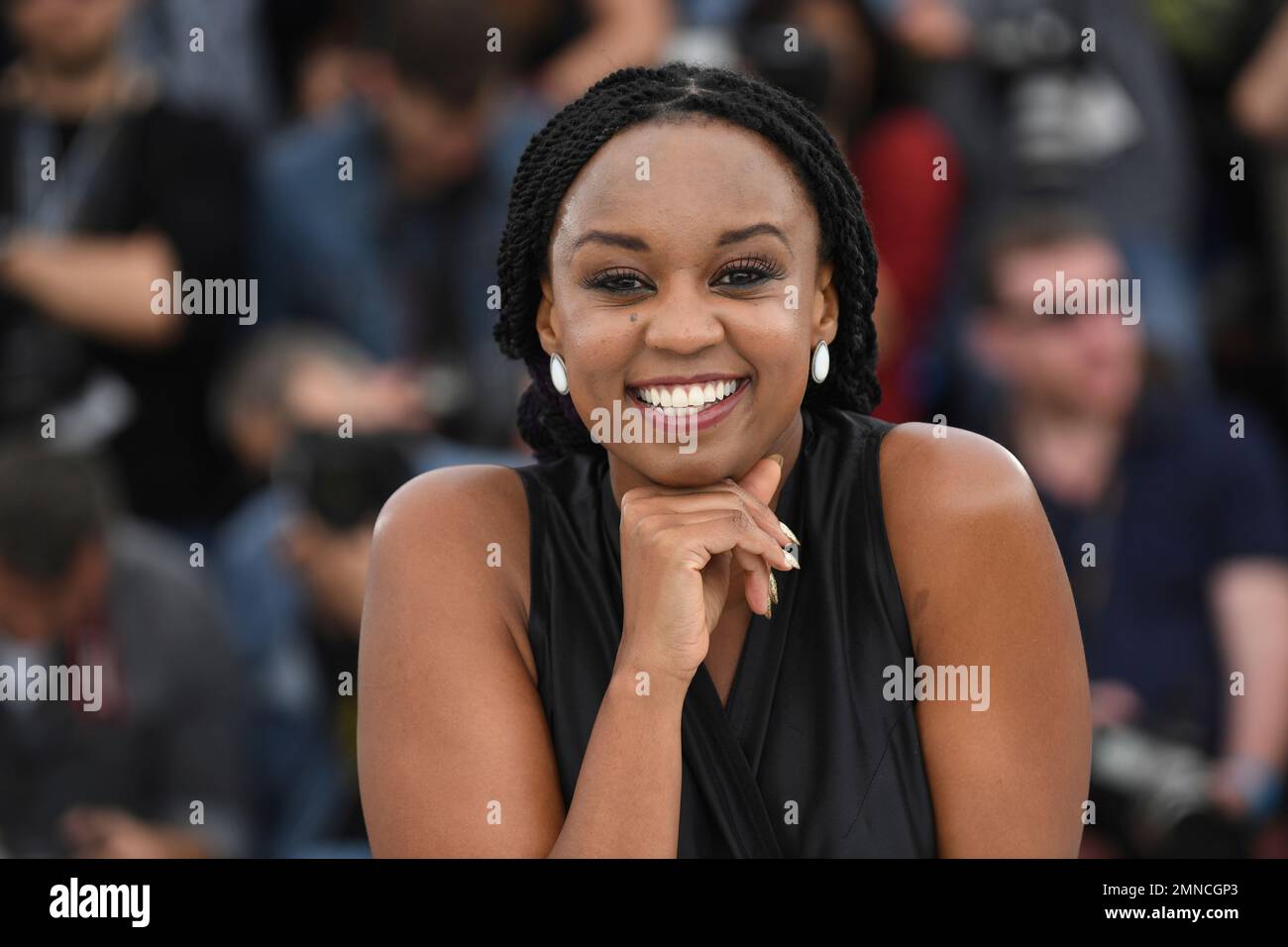 Director Wanuri Kahiu poses for photographers during a photo call for ...