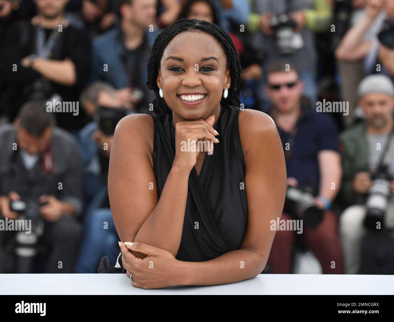 Director Wanuri Kahiu poses for photographers during a photo call for ...