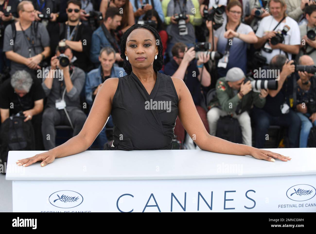 Director Wanuri Kahiu poses for photographers during a photo call for ...