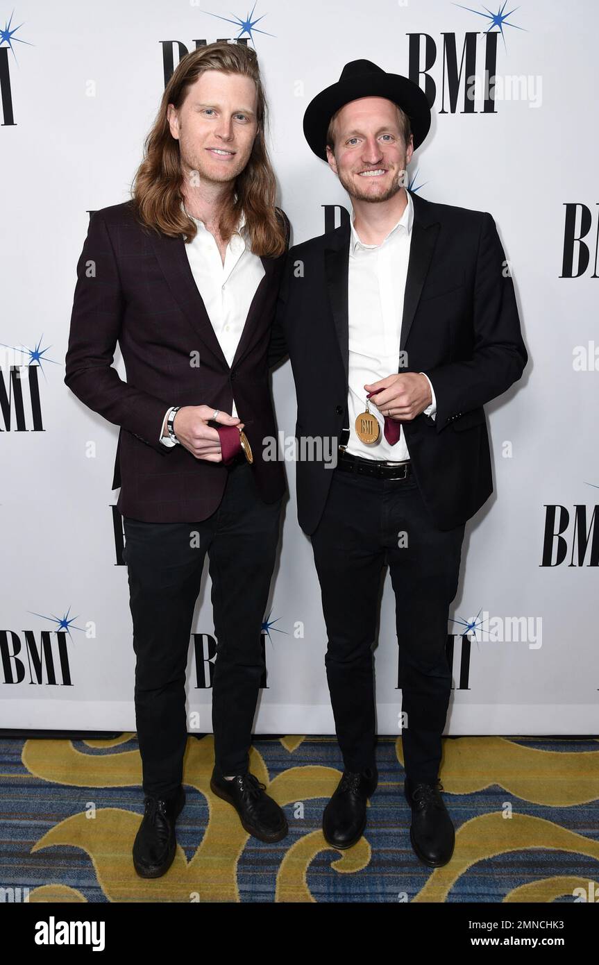 Wesley Schultz and Jeremiah Fraites attend the 66th Annual BMI Pop ...