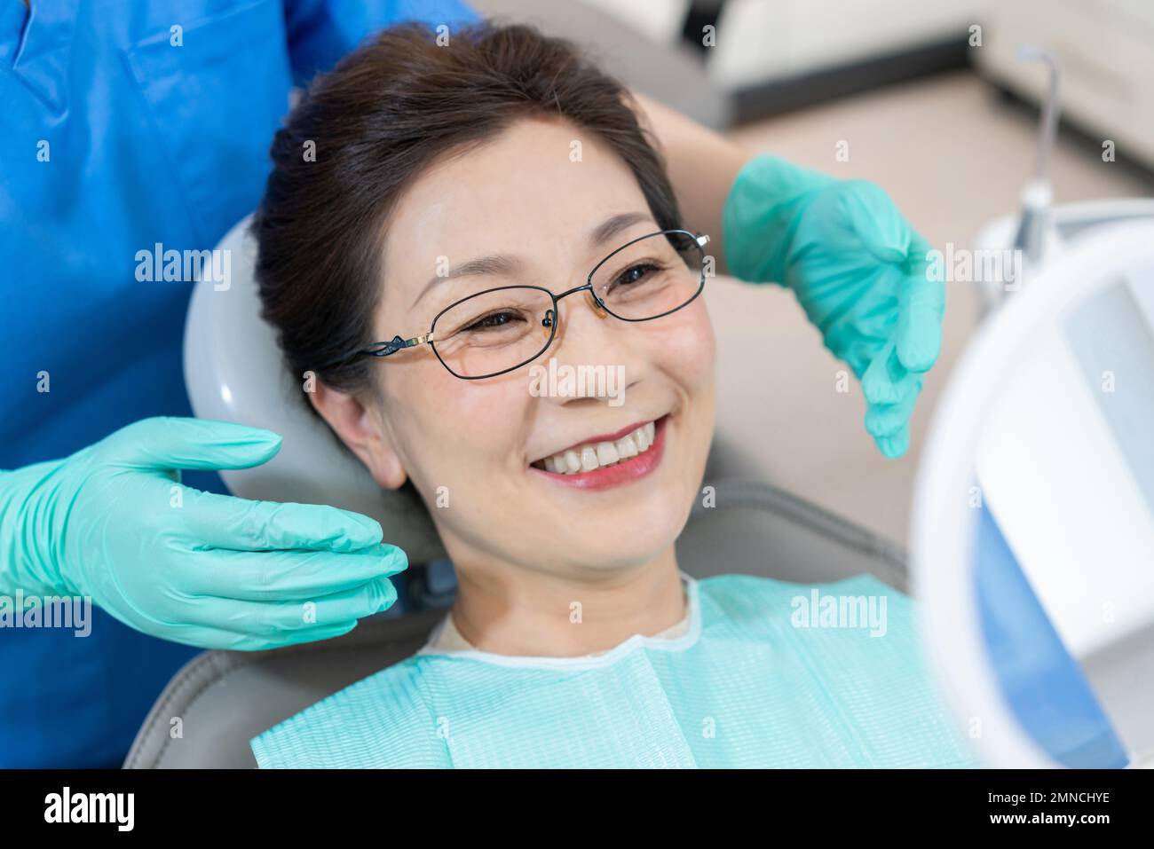 Patients in dental clinic Stock Photo - Alamy