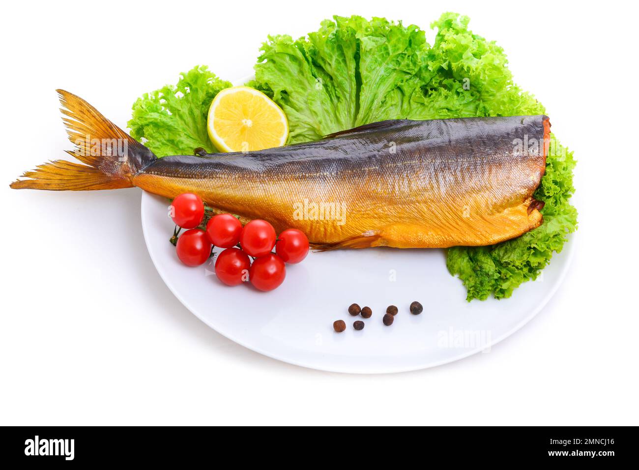 Seafood platter grilled fish Cut Out Stock Images & Pictures - Alamy