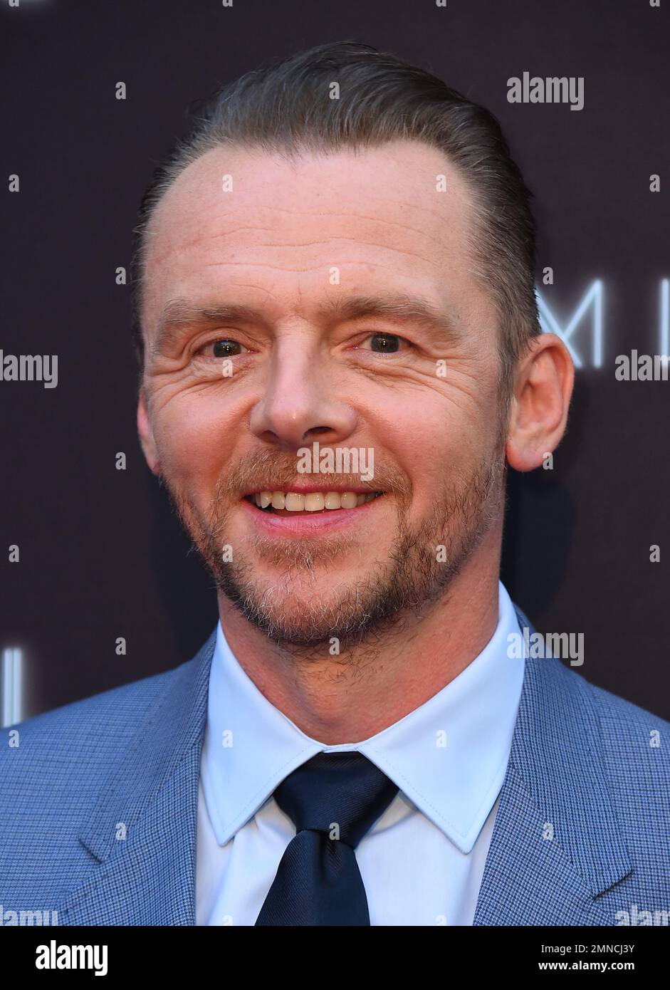 Actor and cast member Simon Pegg arrives at the world premiere of ...
