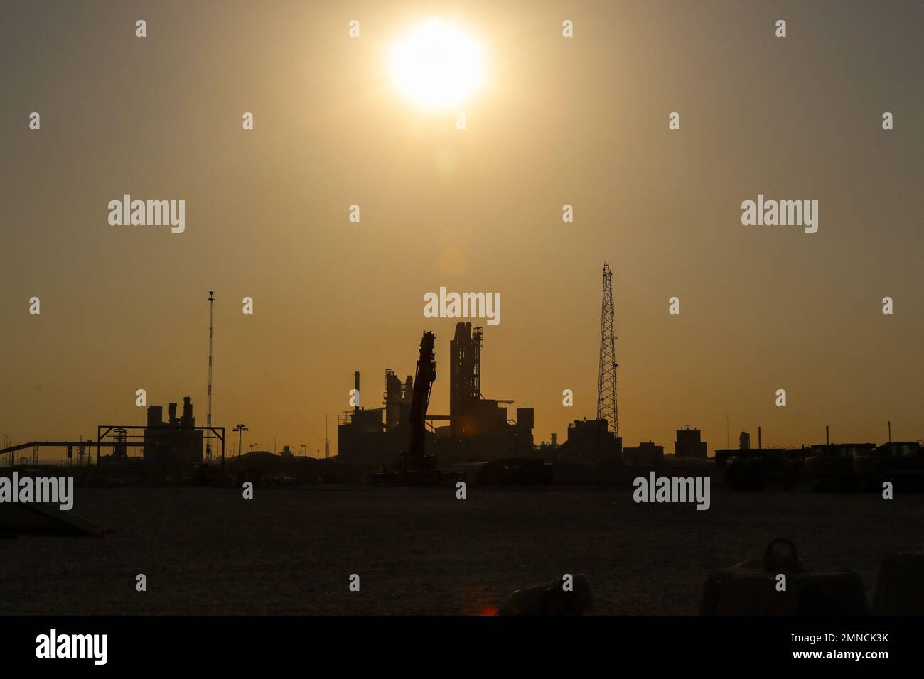 The Port of Shuaiba at sunrise in Kuwait Oct. 1, 2022 Stock Photo - Alamy