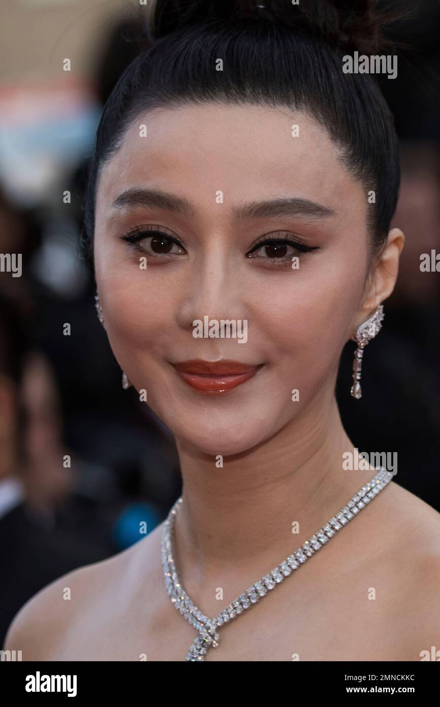 Actress Fan Bingbing poses for photographers upon arrival at the ...