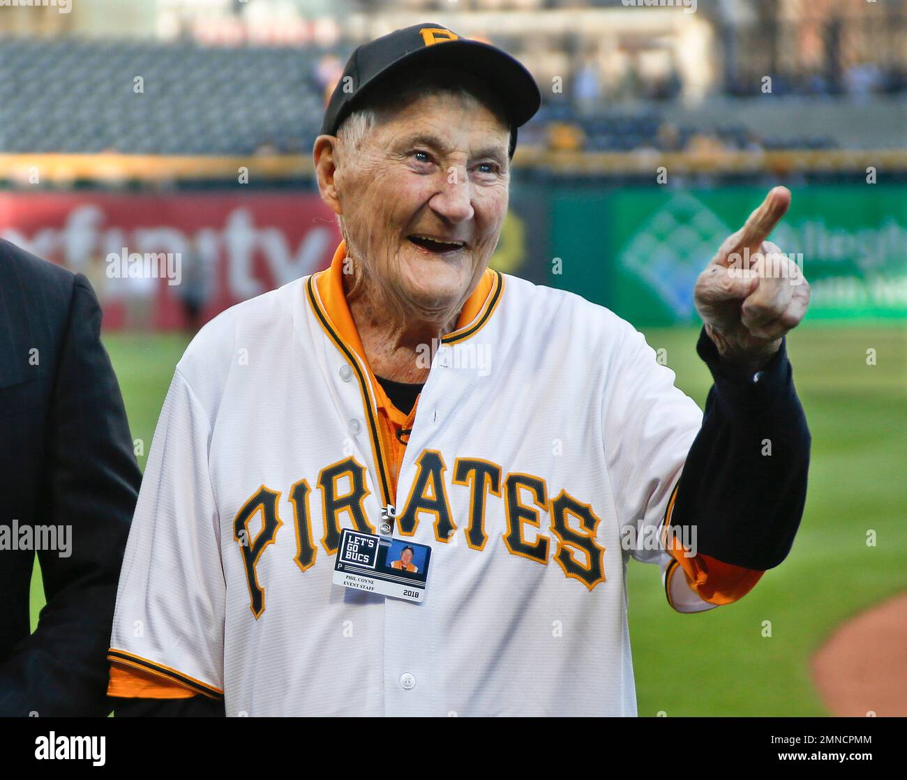 Phil Coyne, an usher for the Pittsburgh Pirates for over 70 years ...