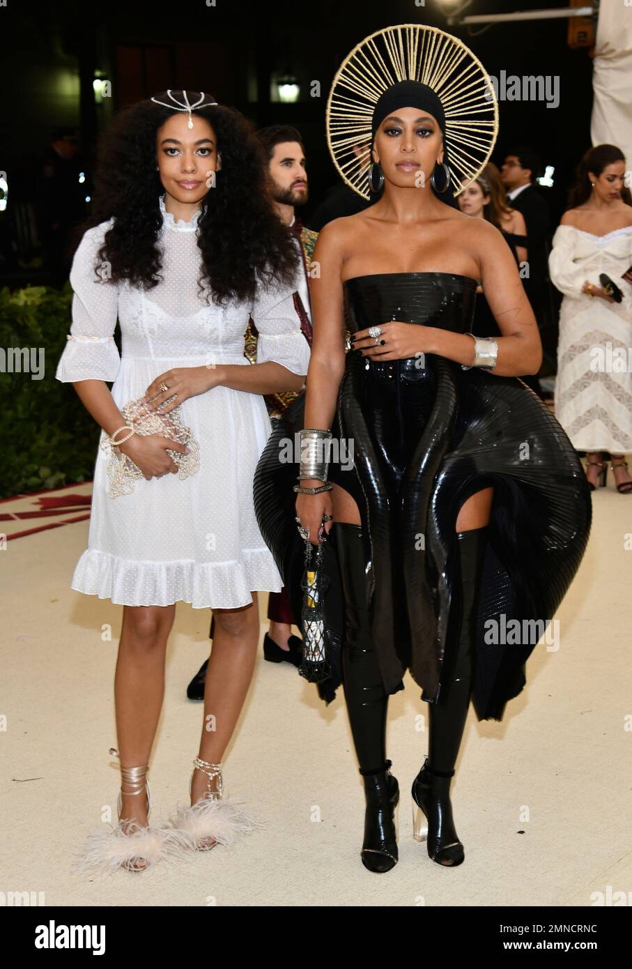 Solange Knowles, right, and Aurora James attend The Metropolitan Museum ...