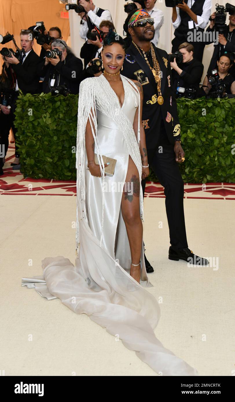 2 Chainz, left, and Kesha Ward attend The Metropolitan Museum of Art's ...