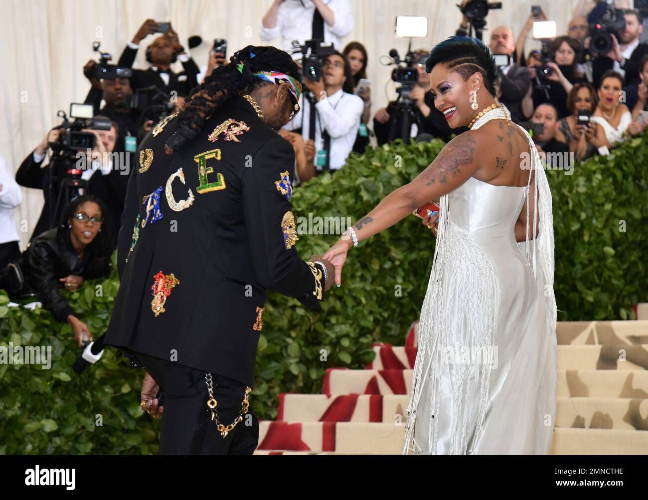 2 Chainz, left, and Kesha Ward attend The Metropolitan Museum of Art's ...