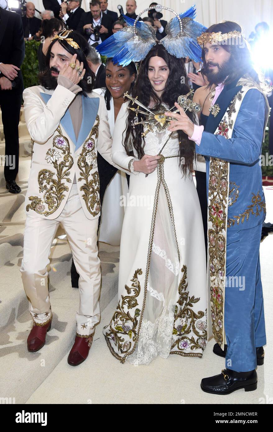 Alessandro Michele, from left, Tiffany Haddish, Lana Del Rey and Jared ...