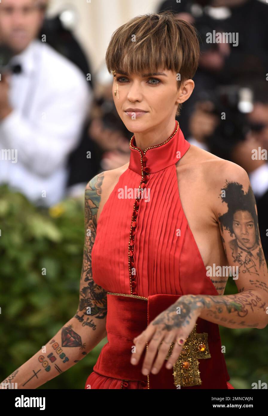 Ruby Rose attends The Metropolitan Museum of Art's Costume Institute ...