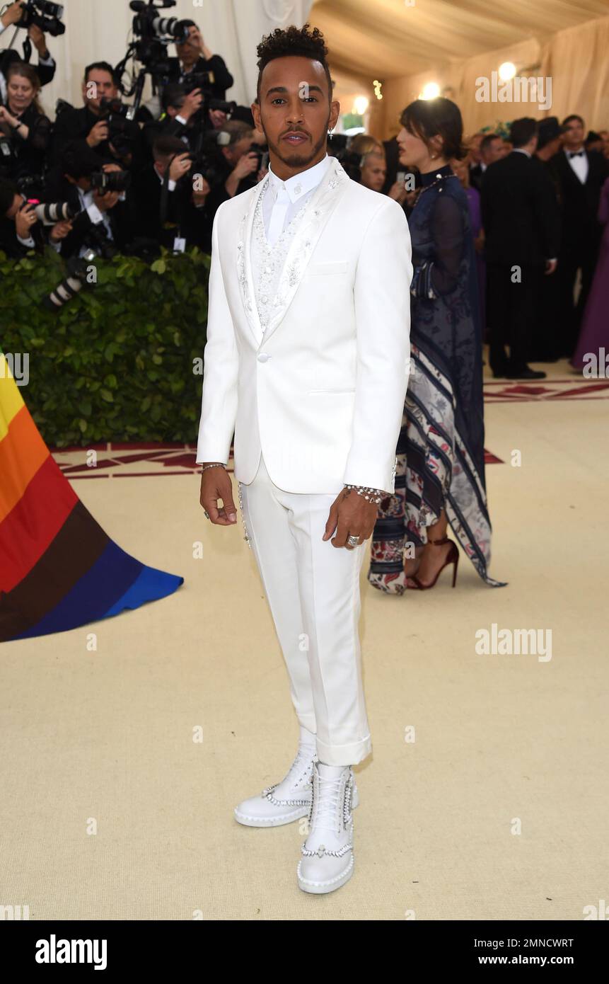 Lewis Hamilton attends The Metropolitan Museum of Art's Costume ...