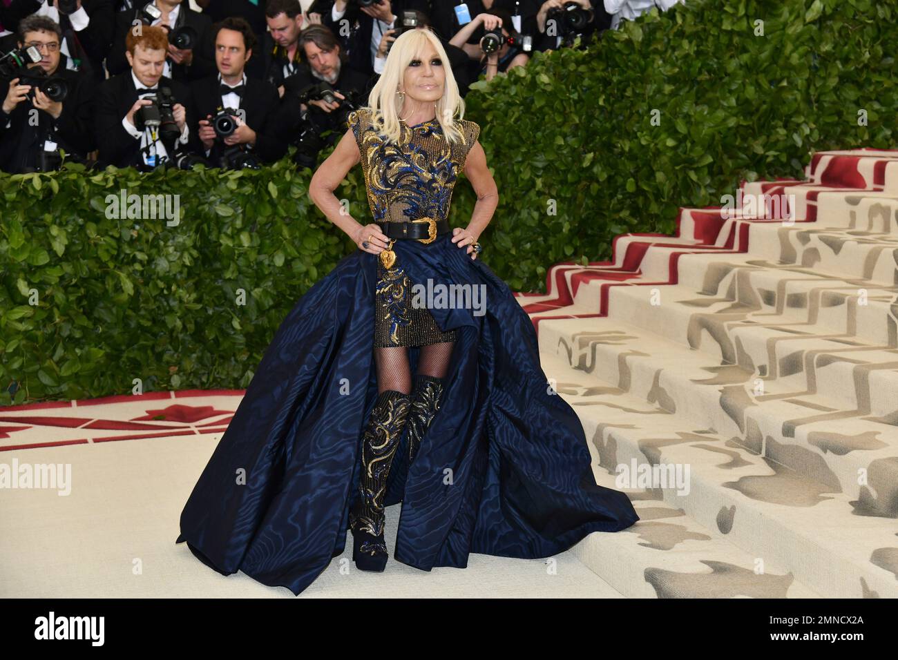 Donatella Versace attends The Metropolitan Museum of Art's Costume ...