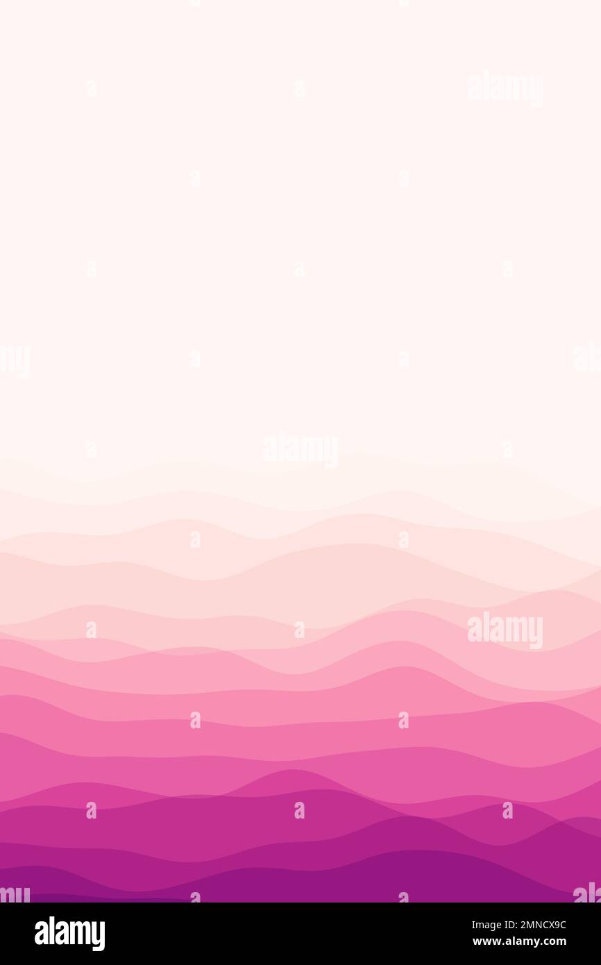 Cover page template. Page template with soft curves in red and purple ...