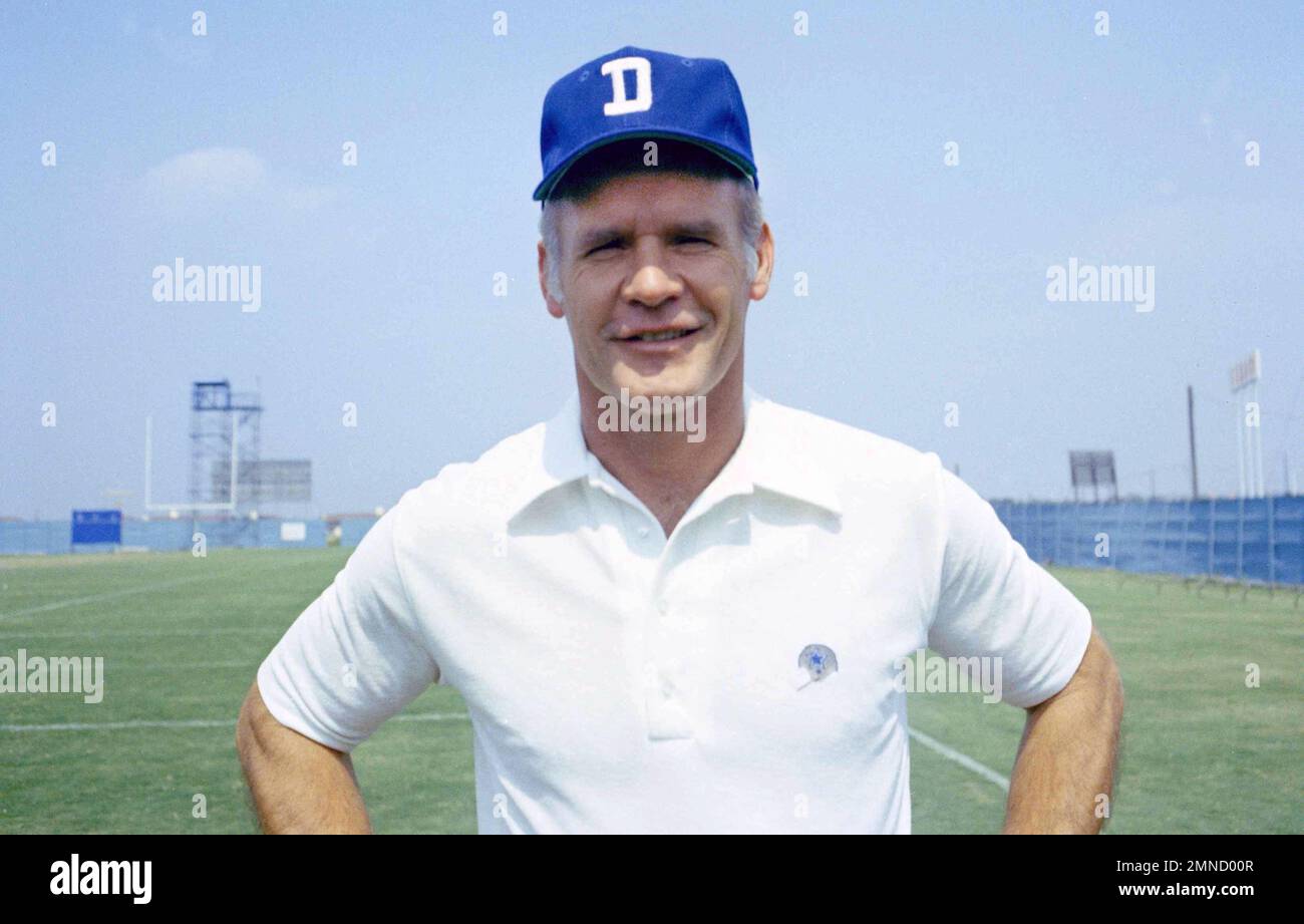 Dallas Cowboys head coach Tom Landry is pictured in 1973. (AP Photo ...