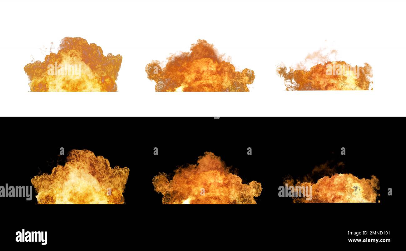 Fire Explosion Transparent