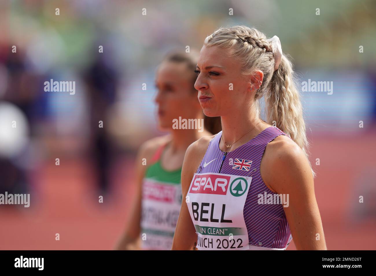 Alexandra BELL participating in the 800 meters of the European ...