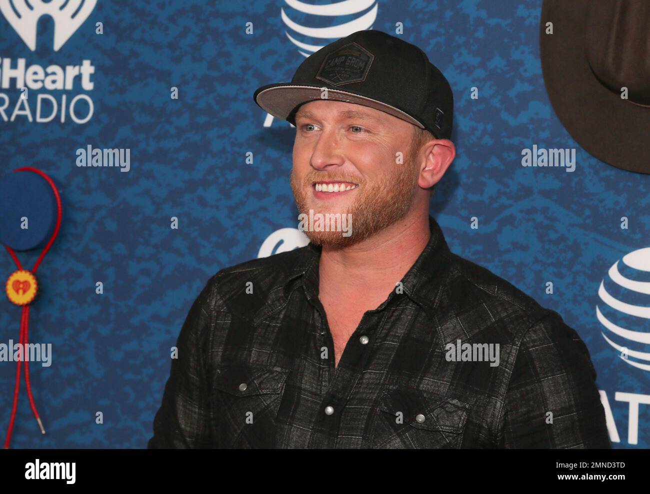 Cole Swindell arrives at the iHeartCountry Festival at the Frank Erwin ...