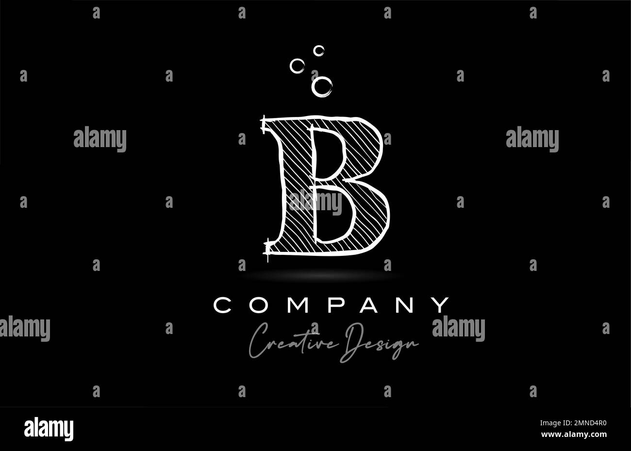 Letter b drawing Stock Vector Images - Alamy