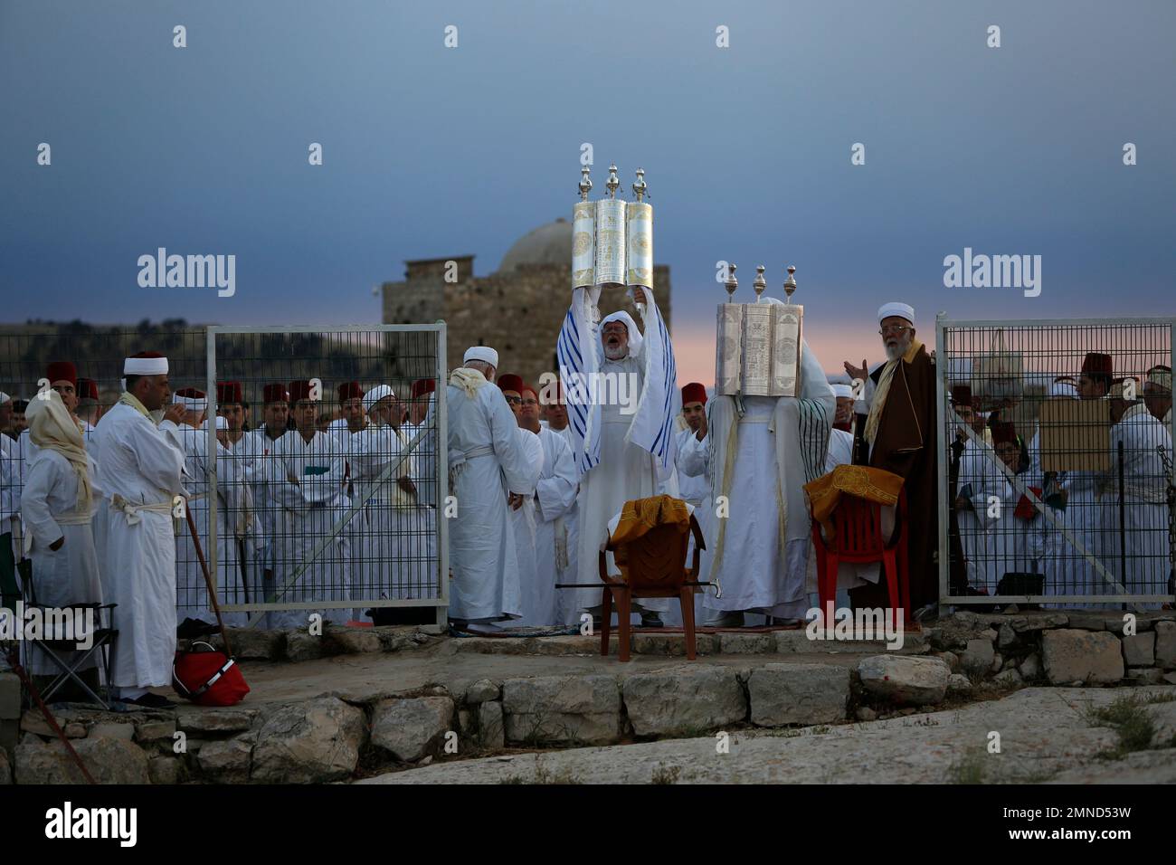 Members of the ancient Samaritan community attend the Passover ...