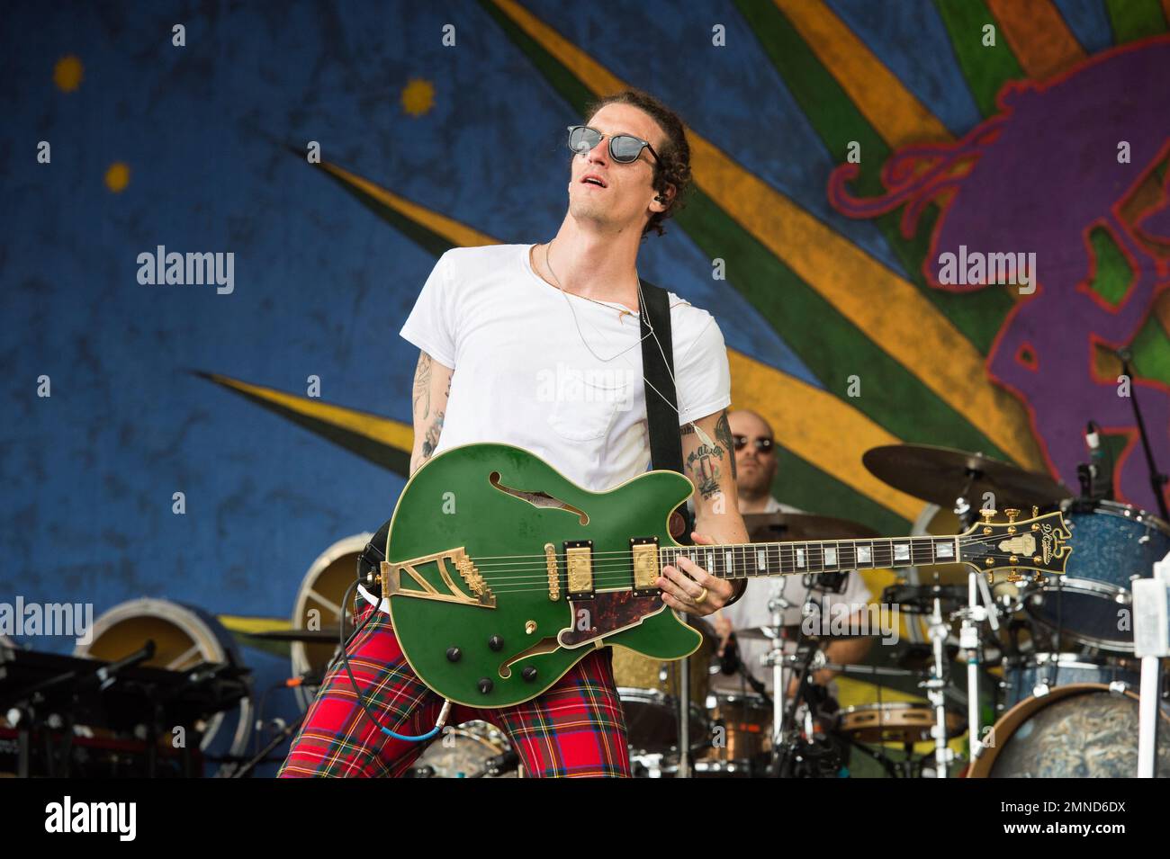 David Shaw of The Revivalists performs at the New Orleans Jazz and ...