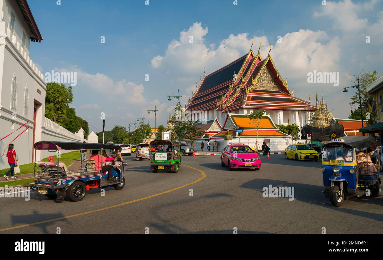 Bangkok, Thailand. December 9, 2022. View of Phu Pha Suthat Fort and ...