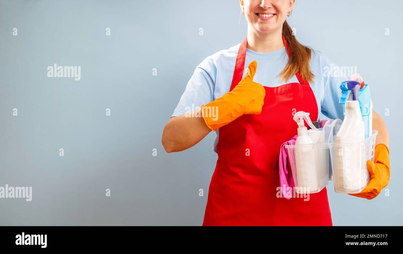 Cleaning products service in hi-res stock photography and images - Alamy