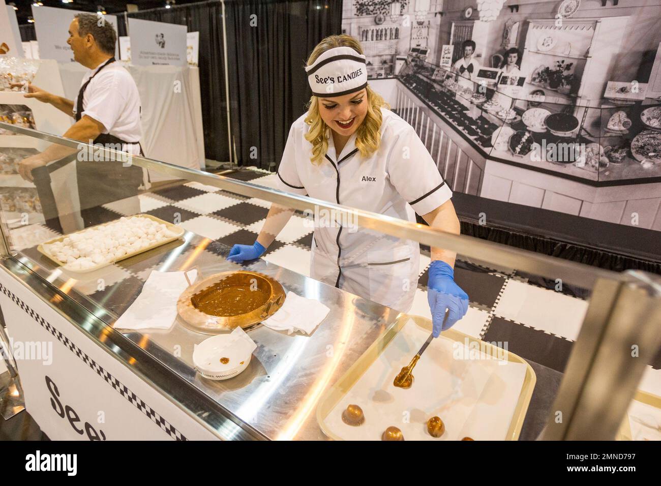 IMAGE DISTRIBUTED FOR SEE'S CANDIES - See's Candies employee Alex ...